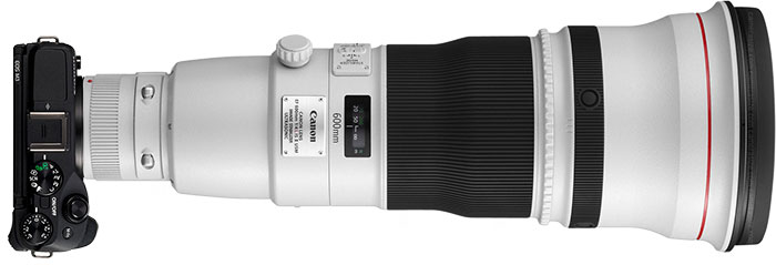 Impressive Canon lens patent: 600mm f/5.6 for EOS-M mirrorless camera ...