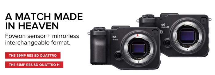 Surprise! Sigma announces the Sigma SD Quattro and SD Quattro H SA ...
