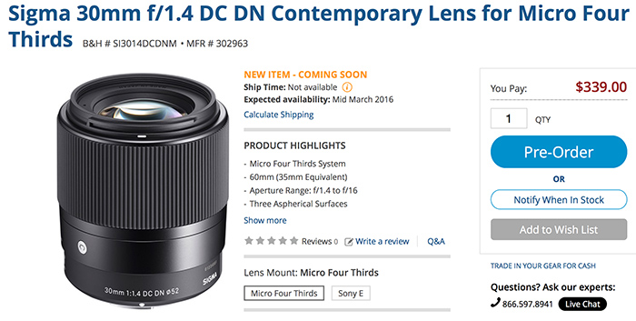 sigma - mirrorlessrumors