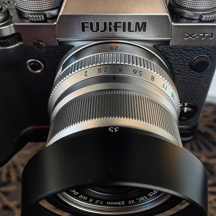 First real life images of the upcoming Fuji 23mm f/2.0 WR lens ...