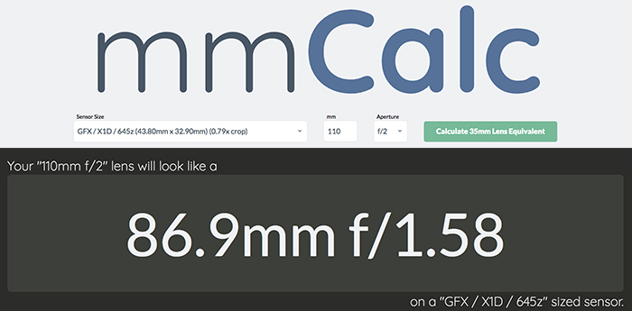 mmCalc v2.0 Released - Crop factor calculator website and app ...